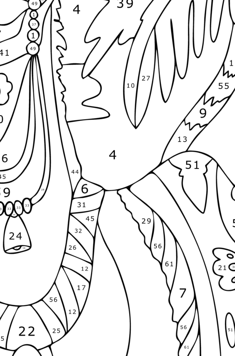 Camel on holiday - Camels coloring pages for Adults online