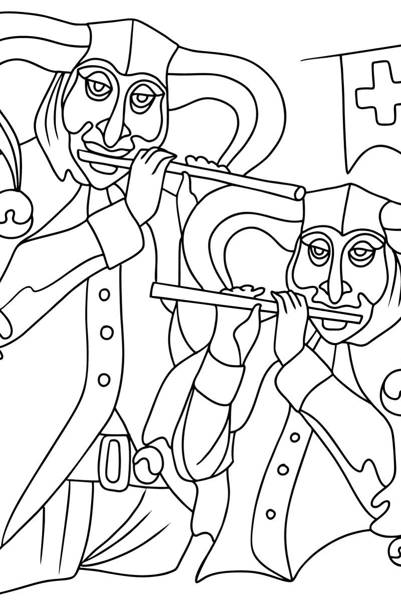 Carnival coloring pages - Online or Printable for Free
