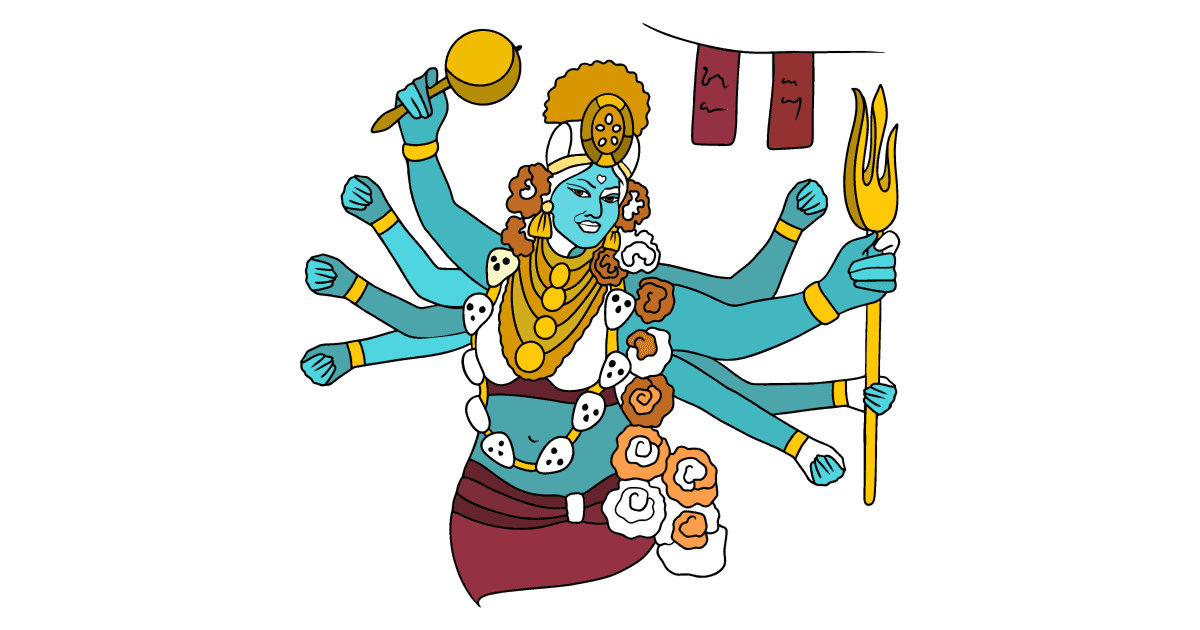 Carnival in Goa coloring page | Coloring-for-Adults.com