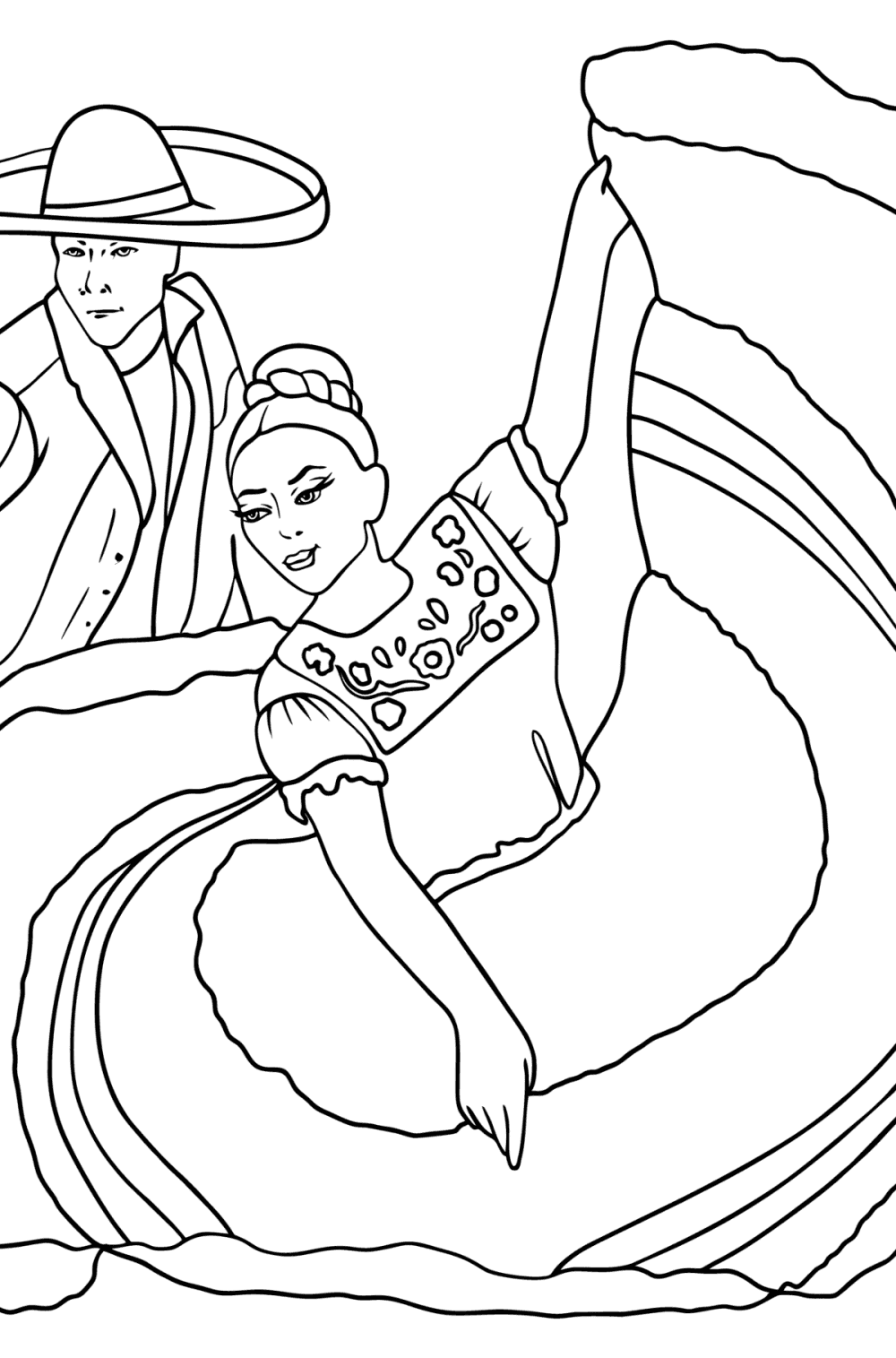 Carnival in Venezuela - Carnival coloring pages online