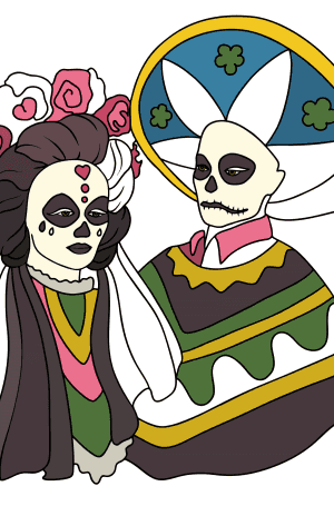 Carnival in Goa - Carnival coloring pages online