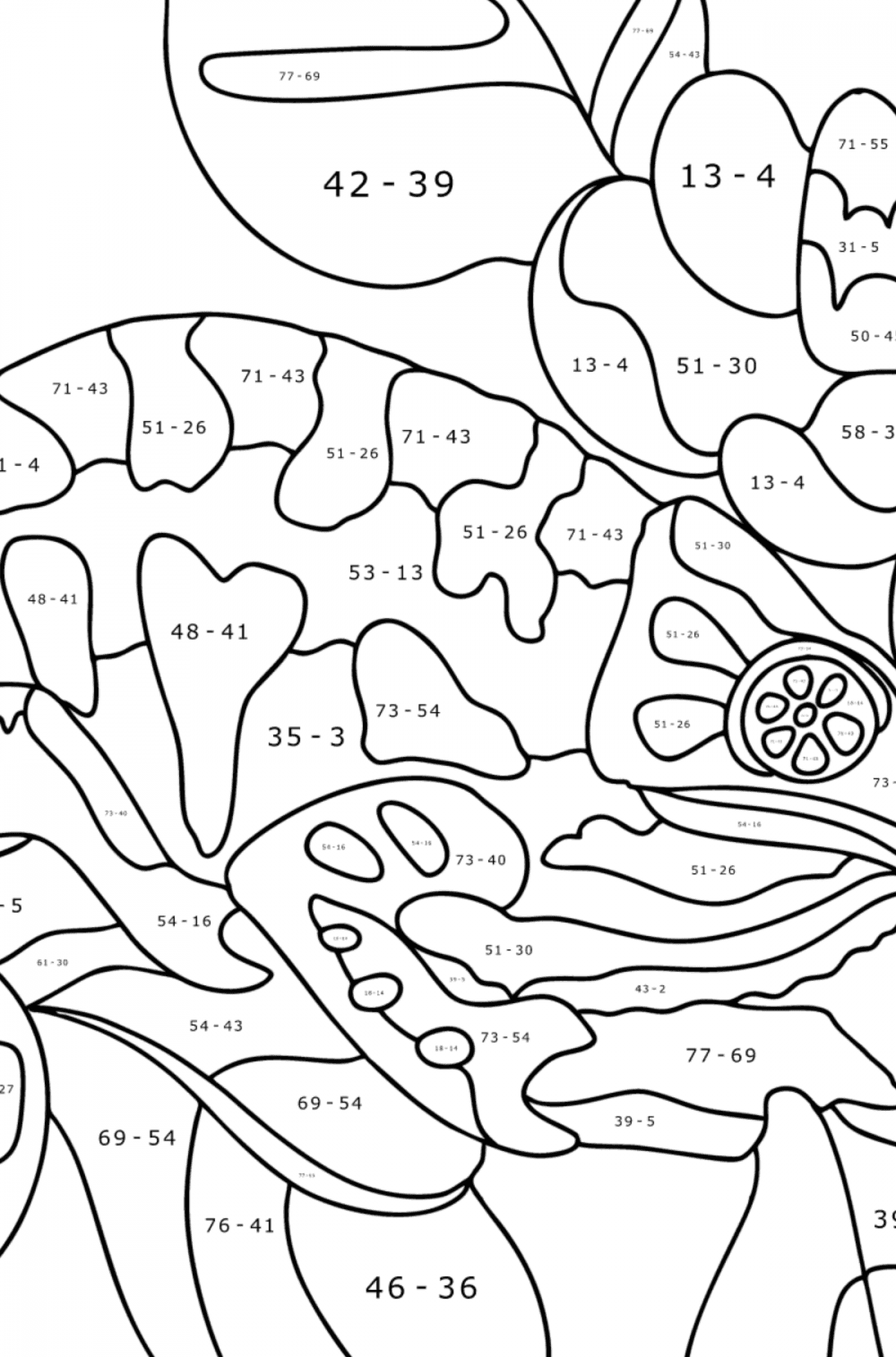 The Best Free Chameleon Coloring Page Images Download - vrogue.co
