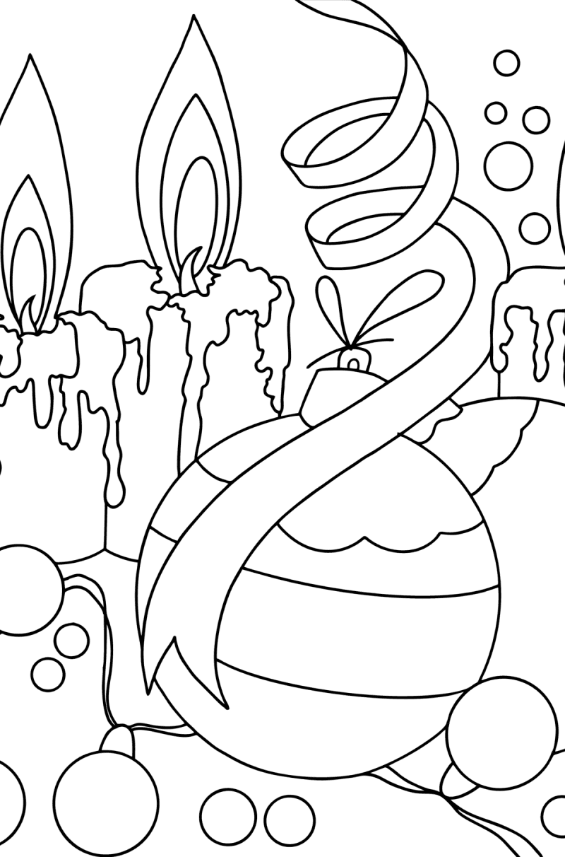 Jul Tegninger til fargelegging - Coloring-for-Adults.com