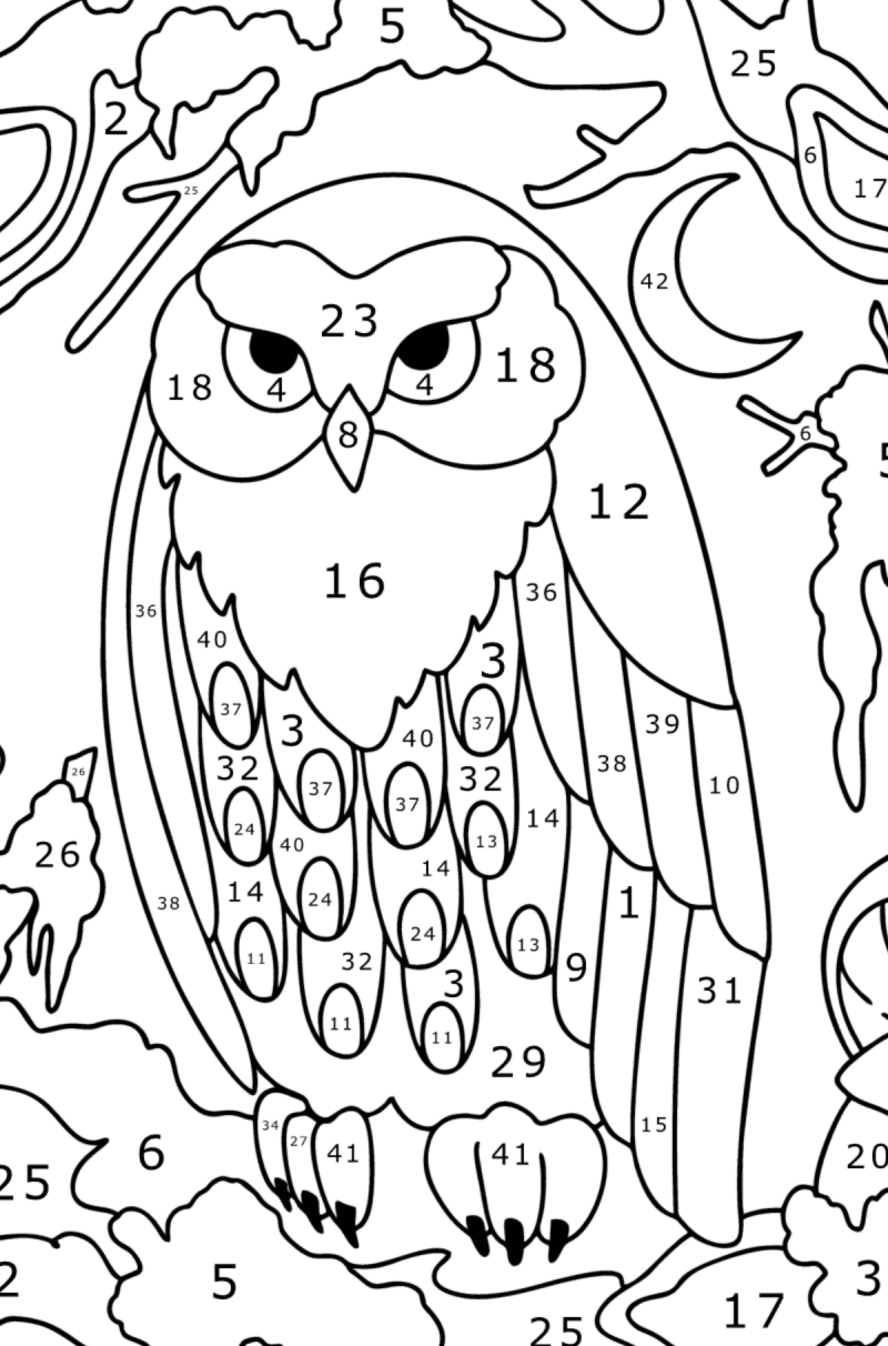 Mandala Owl coloring page | Coloring-for-Adults.com