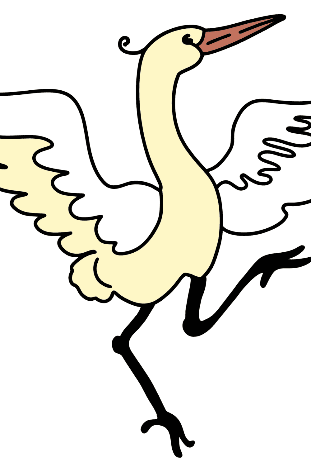 Desen Omida de colorat pentru copii - alegeți și colorați!