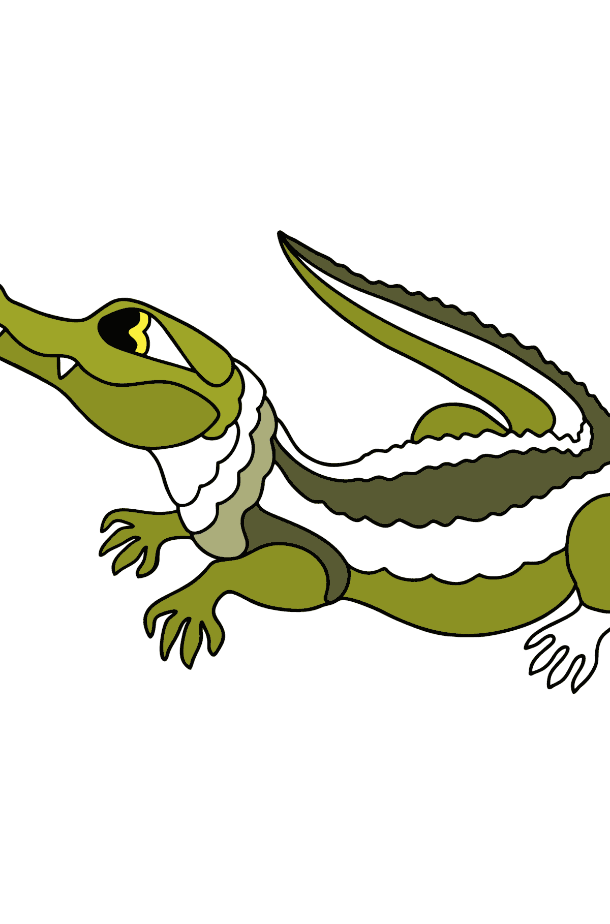 Desen Omida de colorat pentru copii - alegeți și colorați!