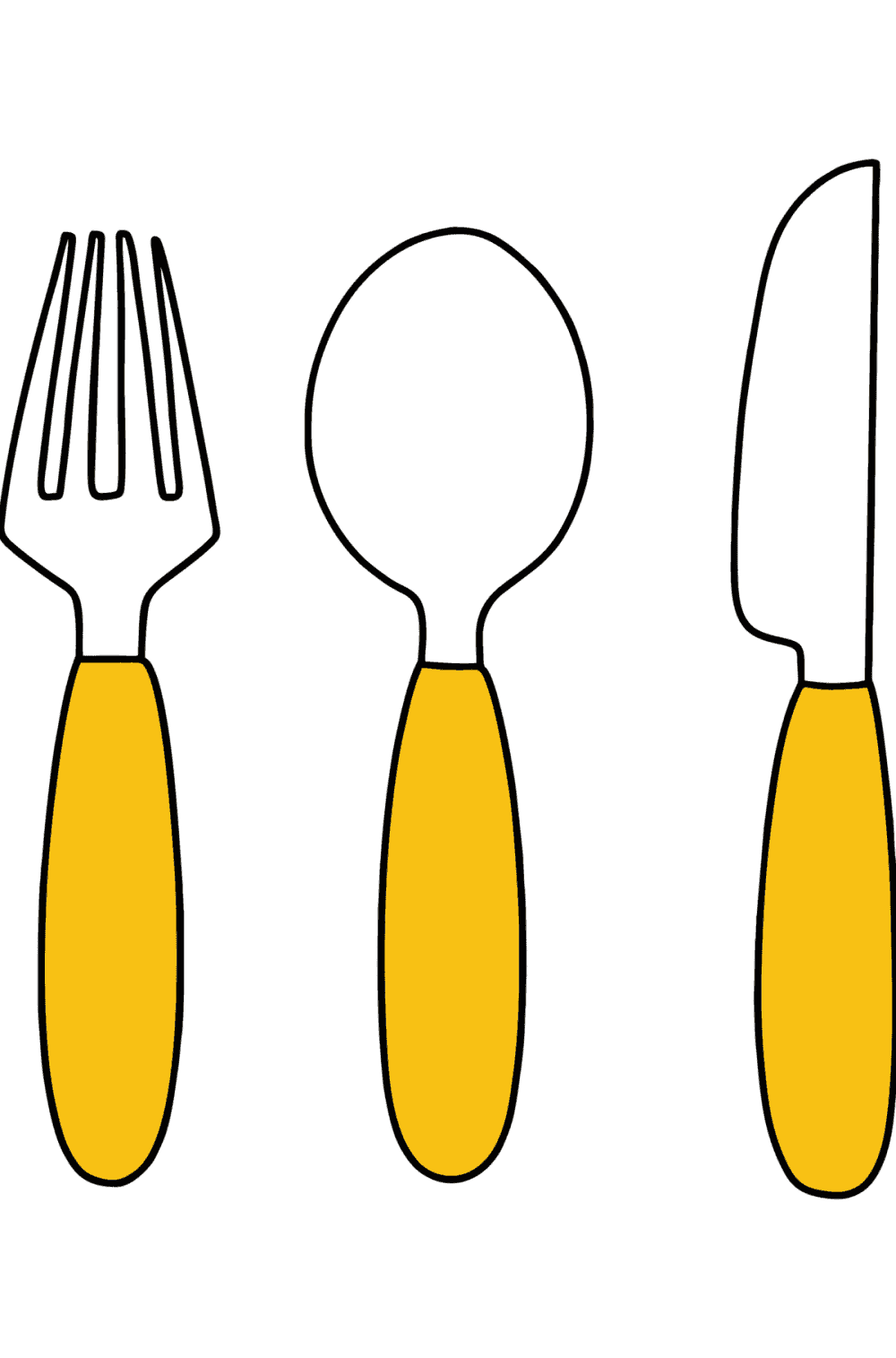 Desen Omida de colorat pentru copii - alegeți și colorați!