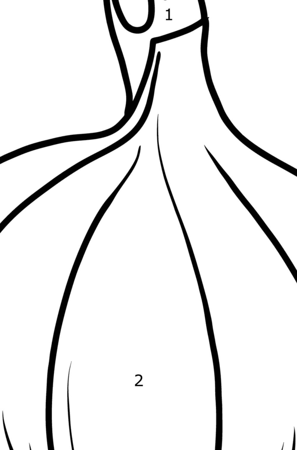 Coloring page Garlic for Kids - Play online for Free