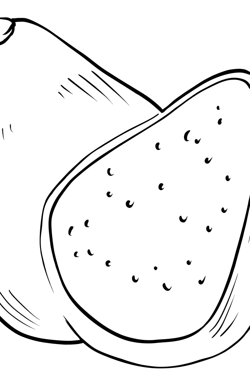 Coloring page Guava for Kids - Play online for Free