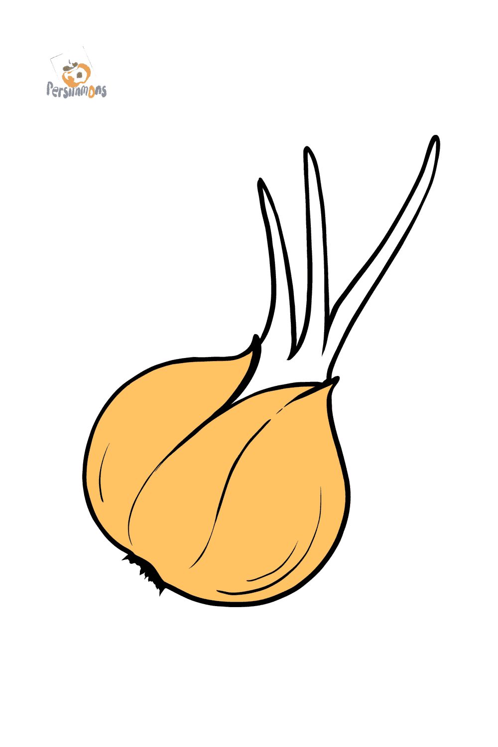 Desenho Cebola para colorir para crianças - Jogue aqui