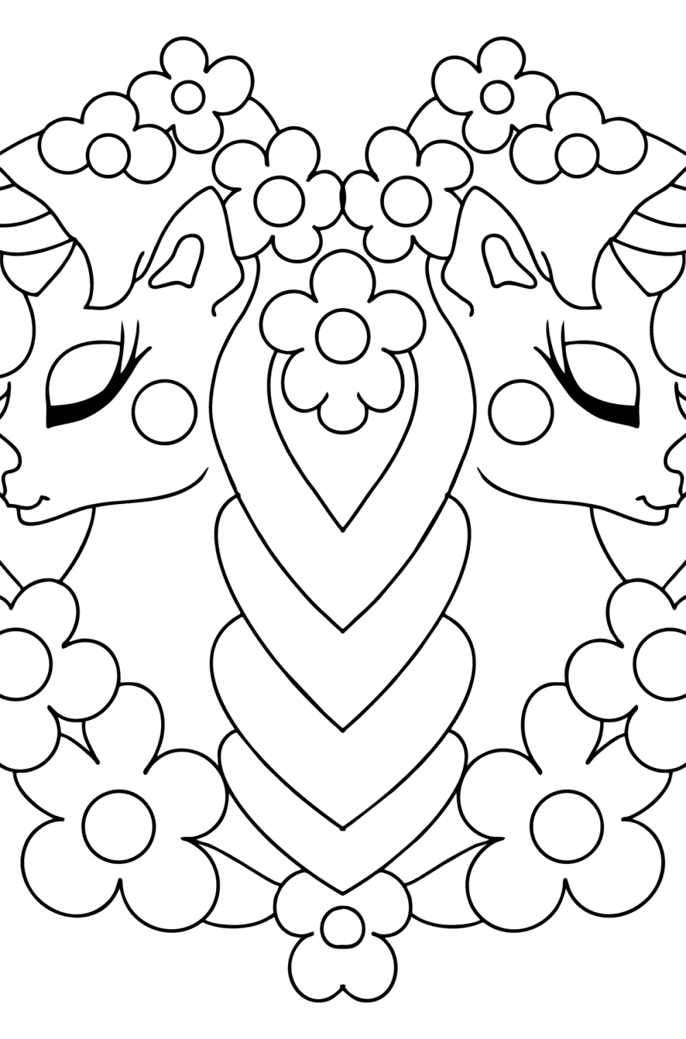 Cute coloring pages for Adults - Download, Print, and Color Online!