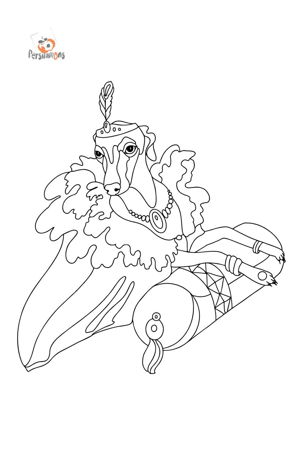 Dogs Coloring pages for Adults - Download, Print, and Color Online