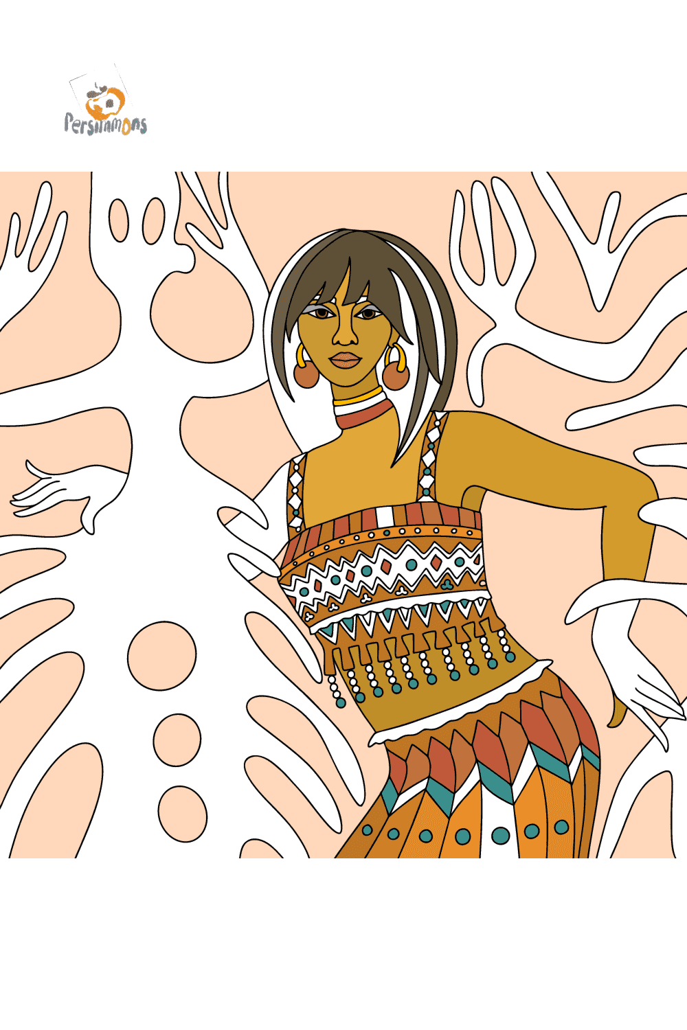 Fashion and trends coloring pages for Adults - Online or Printable