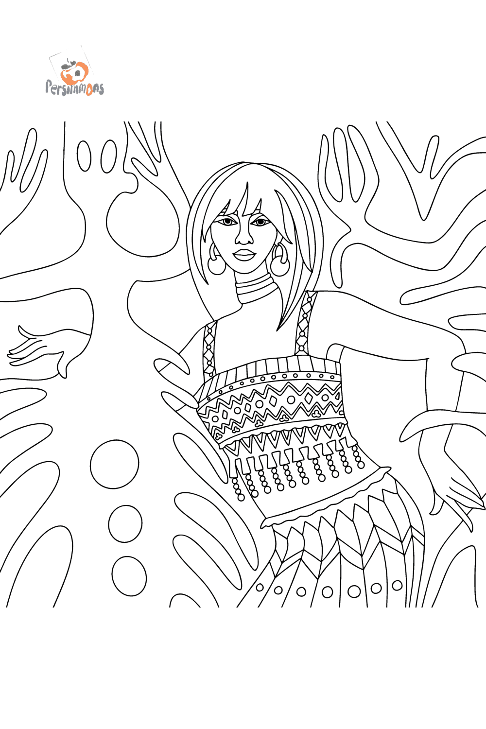 Fashion and trends coloring pages for Adults - Online or Printable