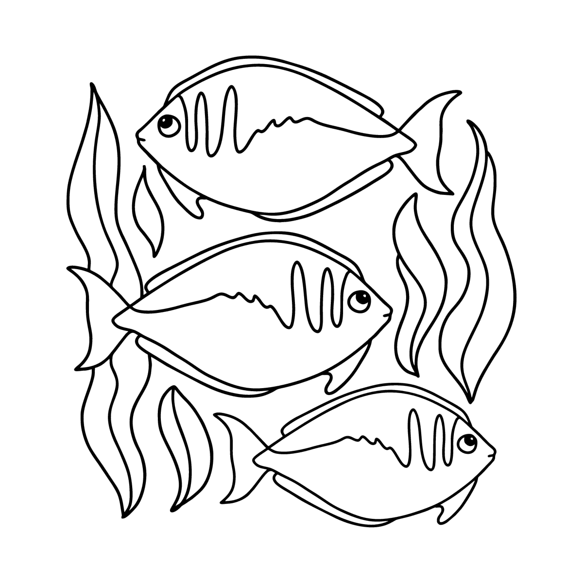 Rhino fish - Fish coloring pages for Adults online and printable