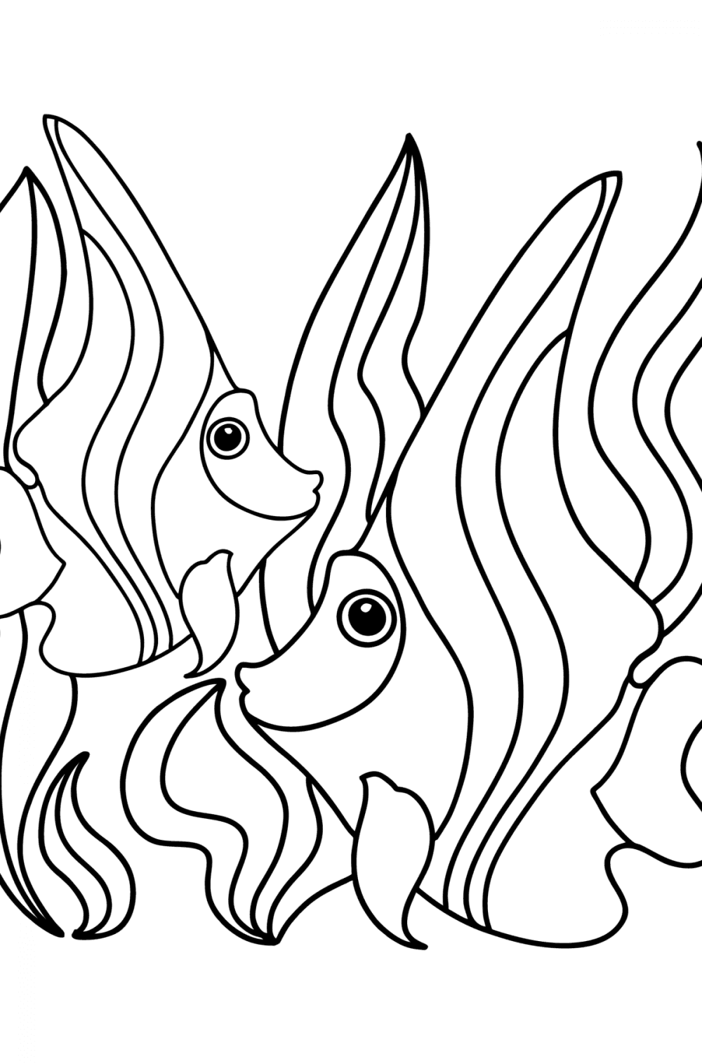 Fisk Tegninger til fargelegging - Coloring-for-Adults.com