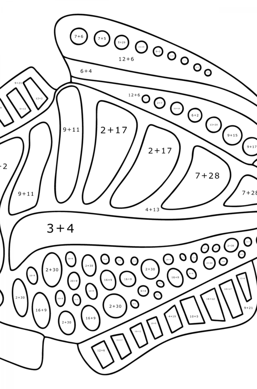 Turquoise salmon - Fish coloring pages for Adults online