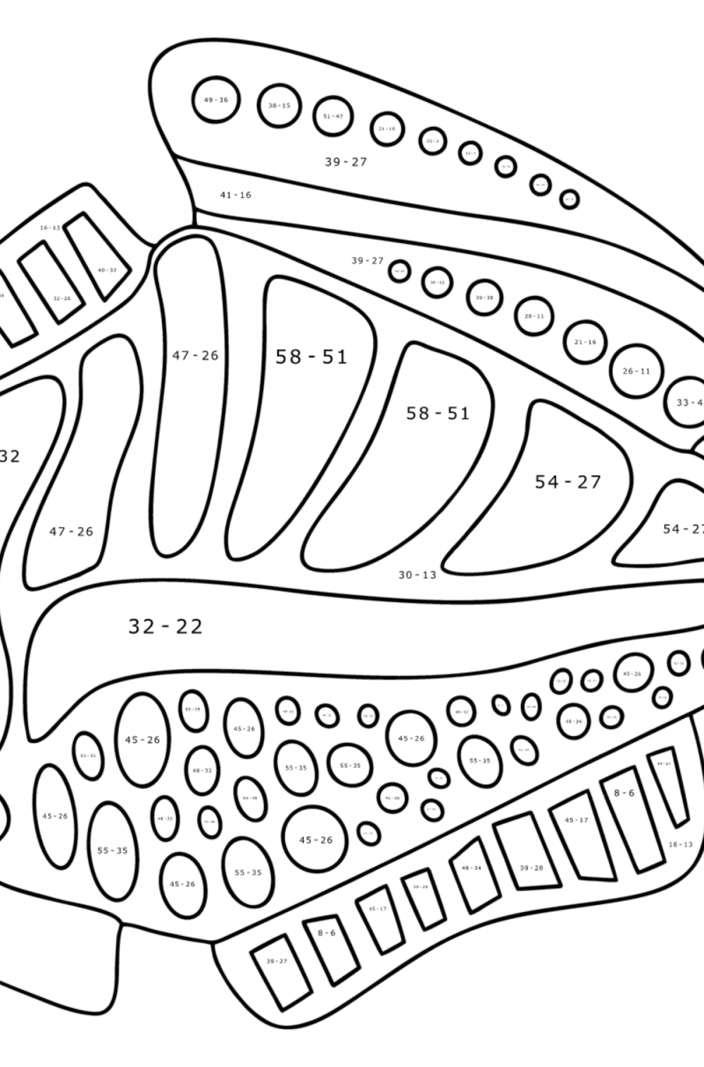 Turquoise salmon - Fish coloring pages for Adults online