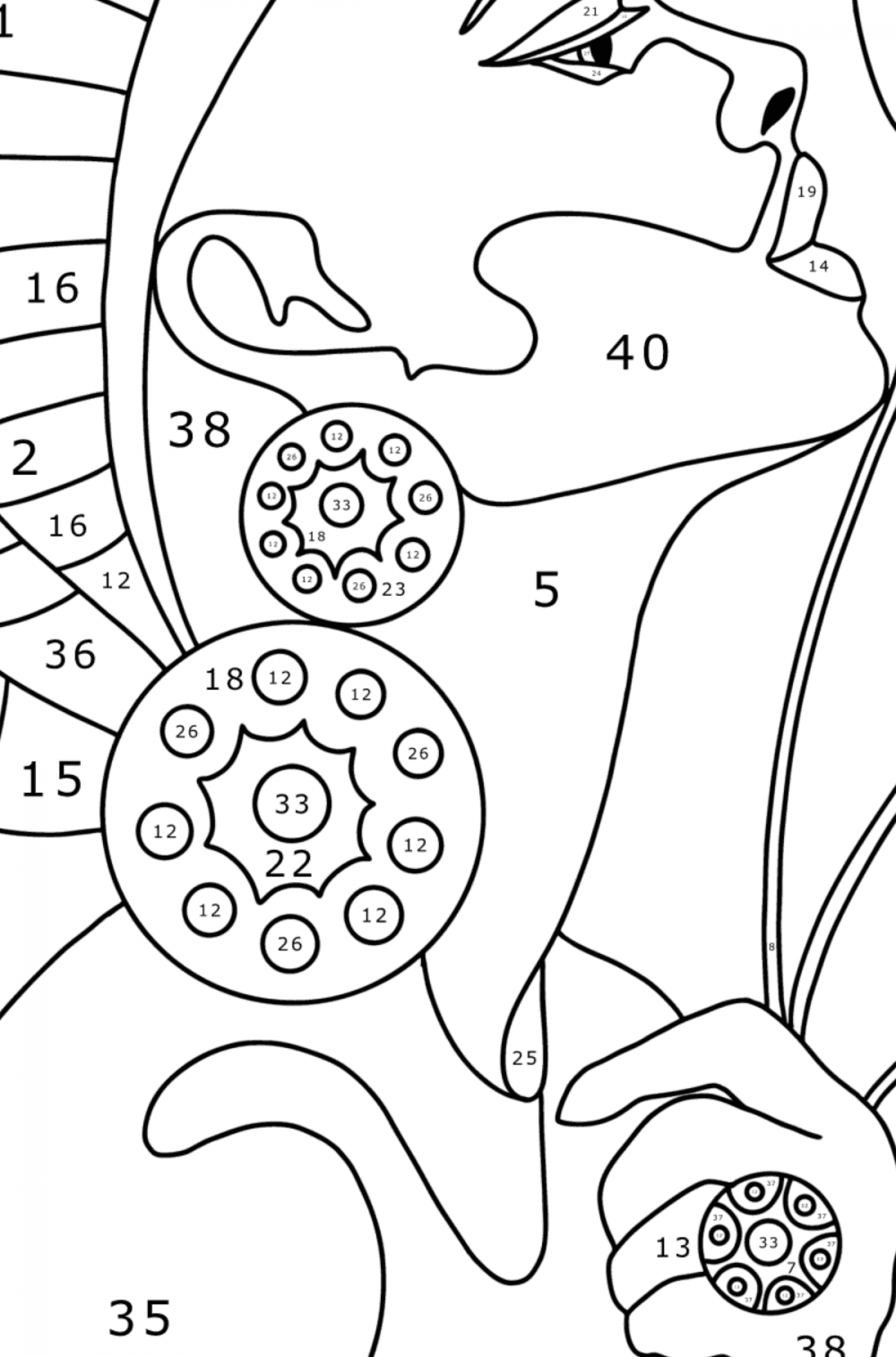 Color by Number for Adults - Draw & Paint for Free!