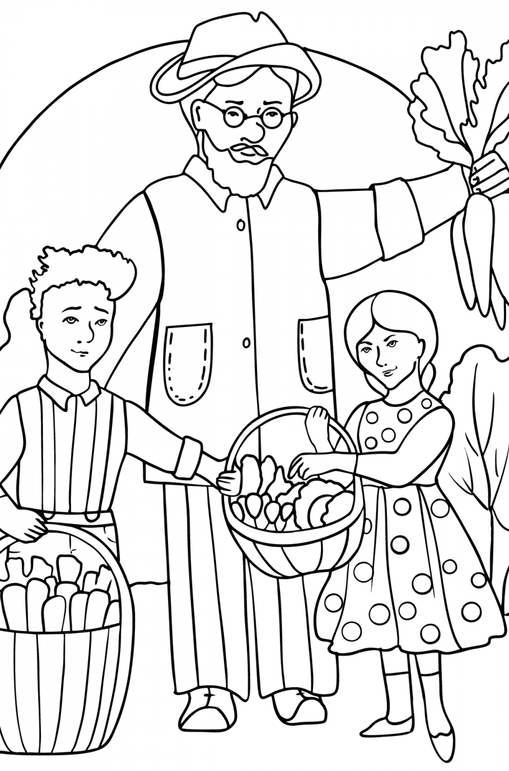 Grandparents day coloring pages for Adults - Online or Printable