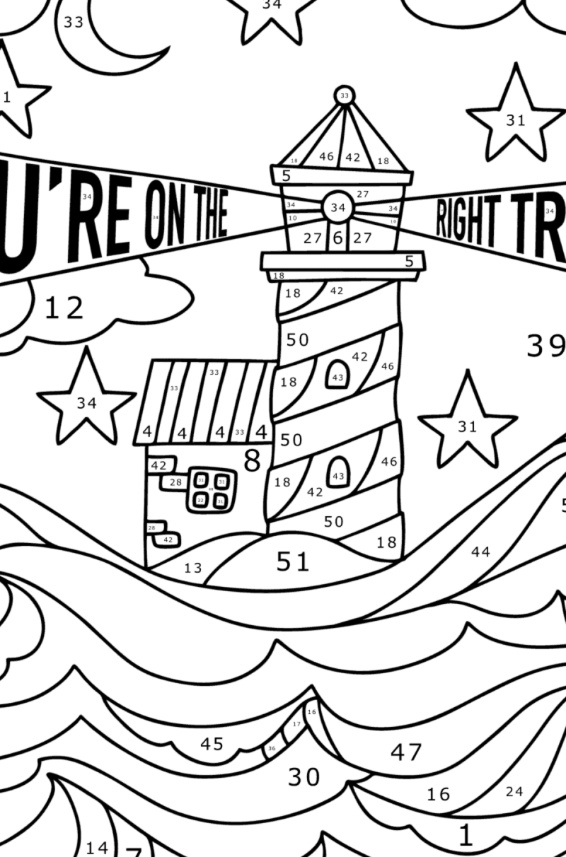 Youre on the right track coloring page | Coloring-for-Adults.com