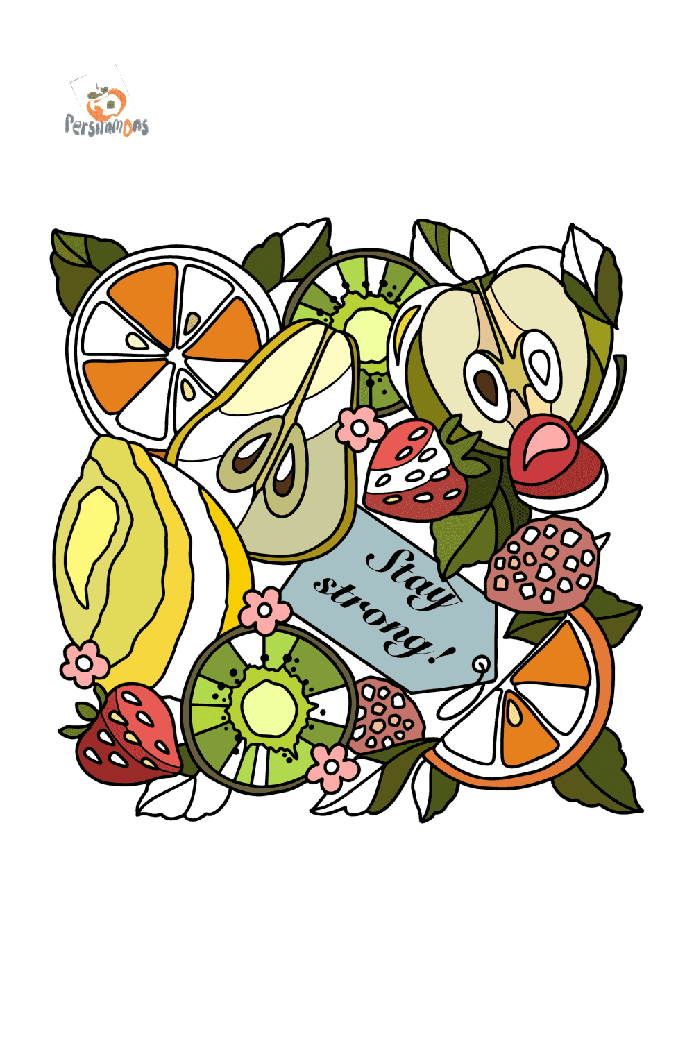 Stay Strong Coloring Page Coloring For