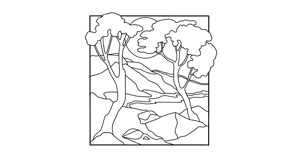 Coast - Landscapes coloring pages for Adults online and printable