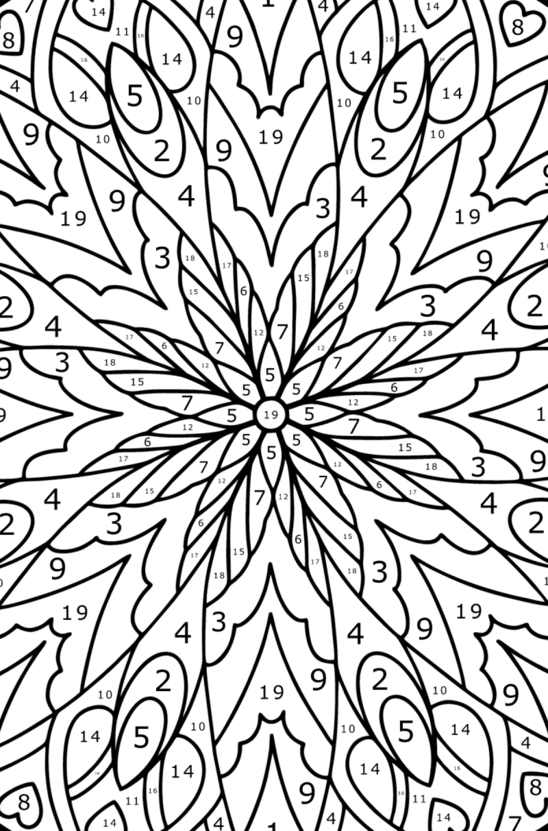 Color by Number for Adults - Draw & Paint for Free!