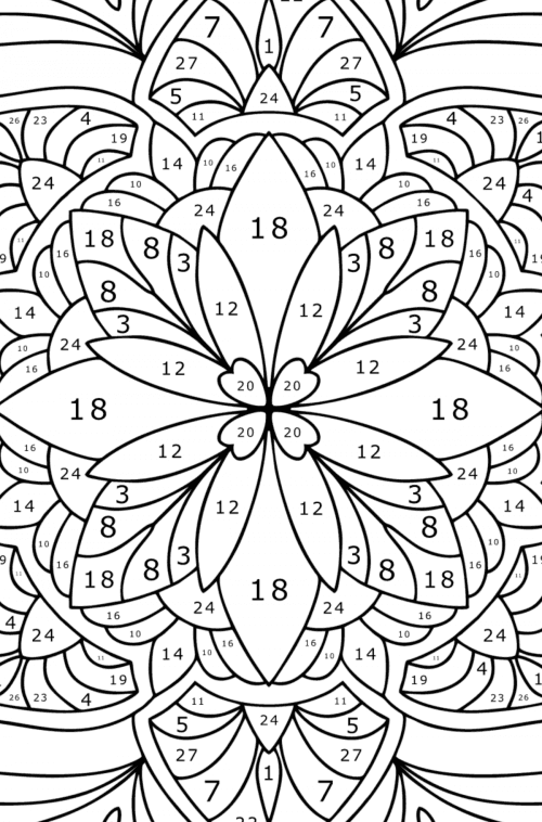 Mandala harmony coloring page | Coloring-for-Adults.com