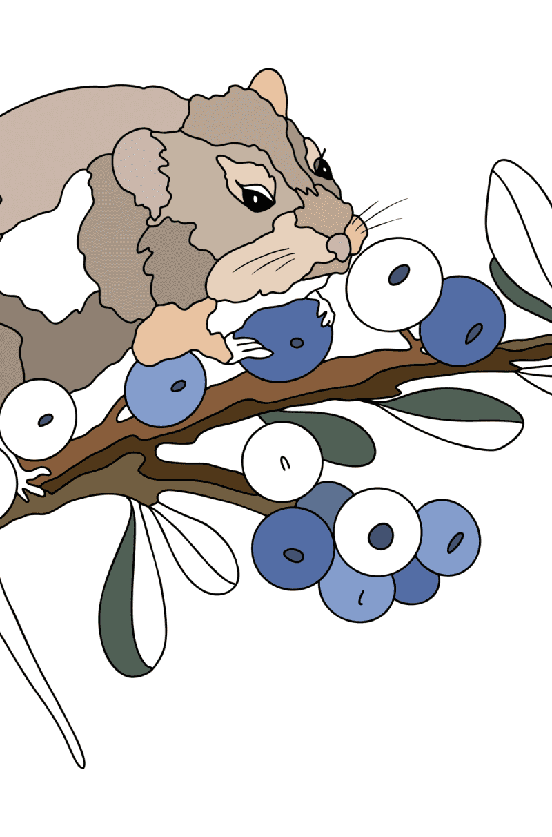 Coloring Page - A Family of Mice ♥ Online, and Print for Free!