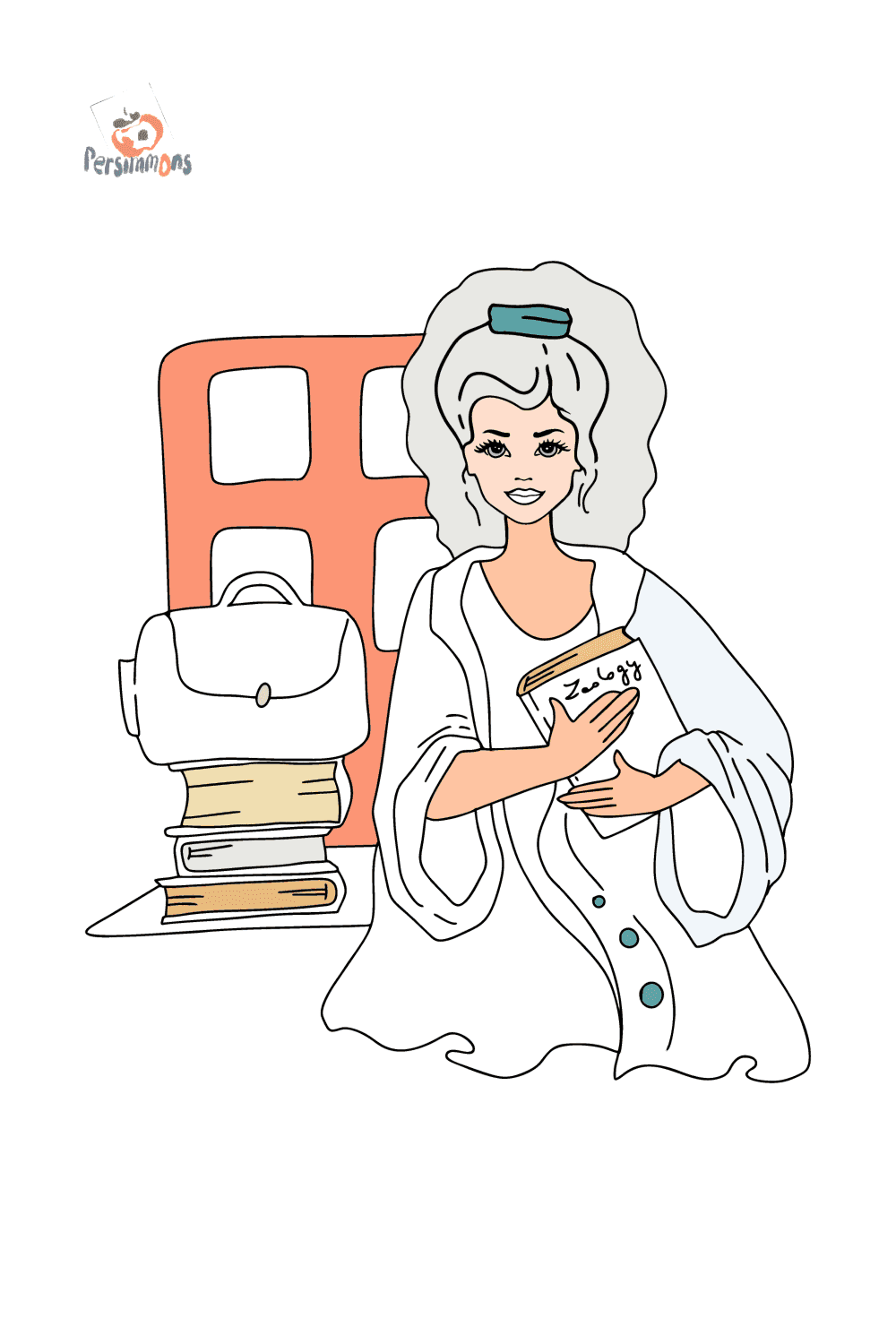 Girl student - People Coloring pages for Adults for Free