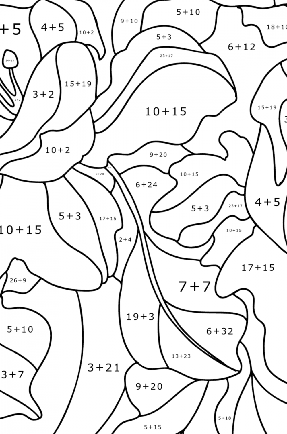 Persimmon fruits - Persimmons coloring pages for Adults online