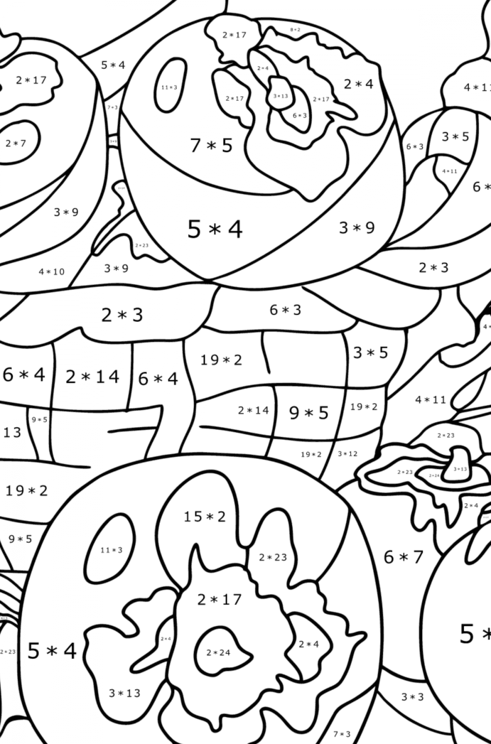 Delicious persimmon - Persimmons coloring pages for Adults online