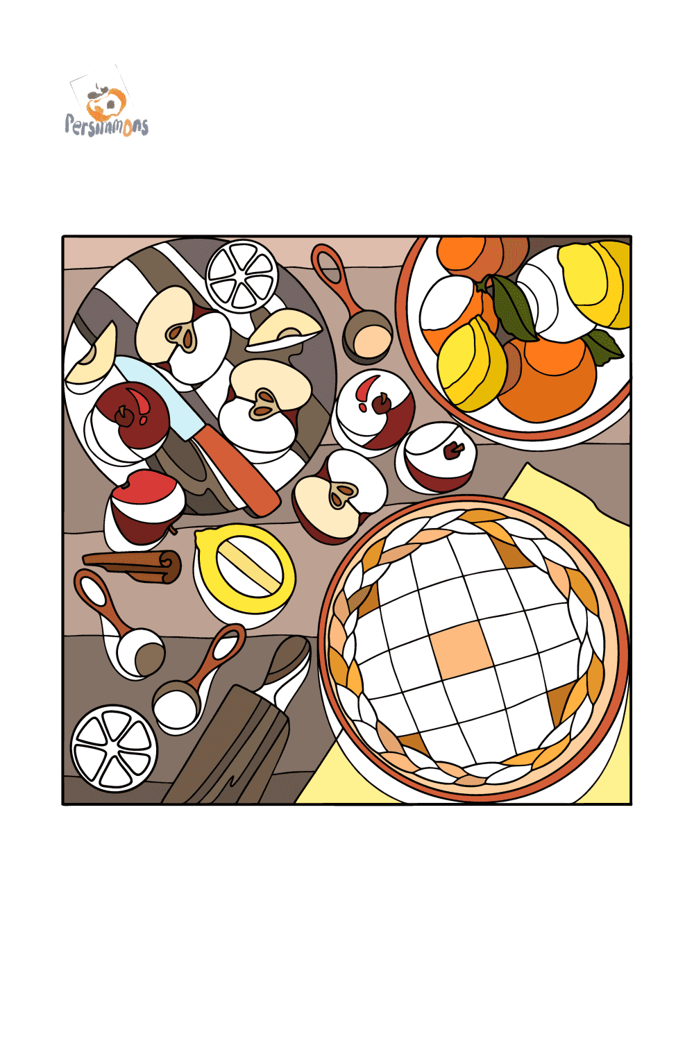 Coloriage Le goût de lété | Coloring-for-Adults.com