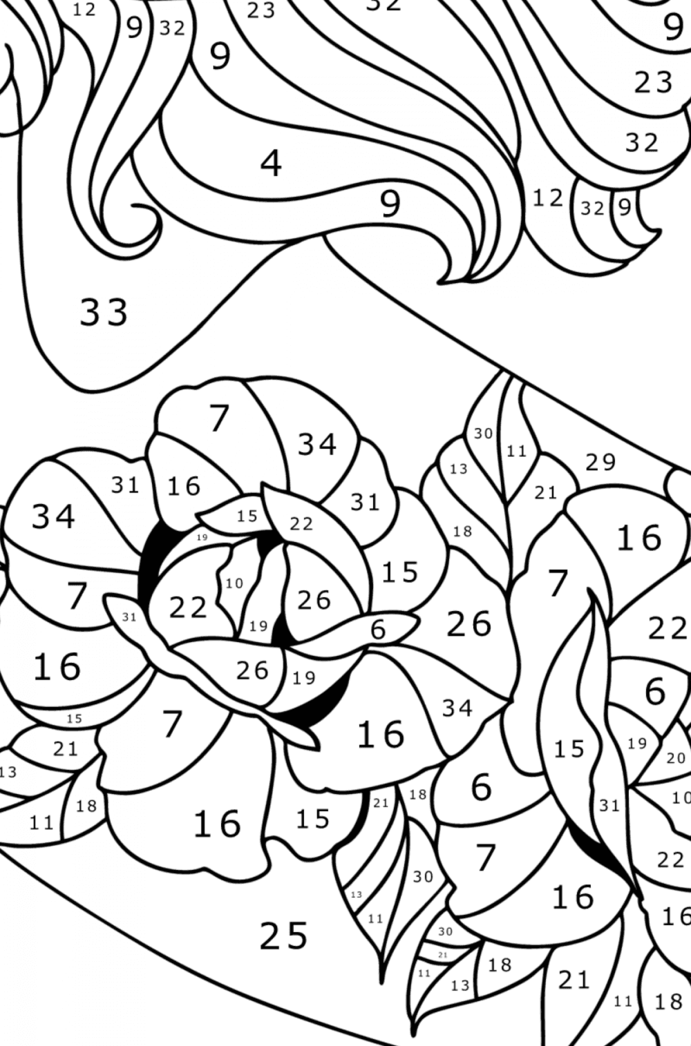 Color By Number For Adults Draw Paint For Free color-by-number-for-adults-draw-paint-for-free