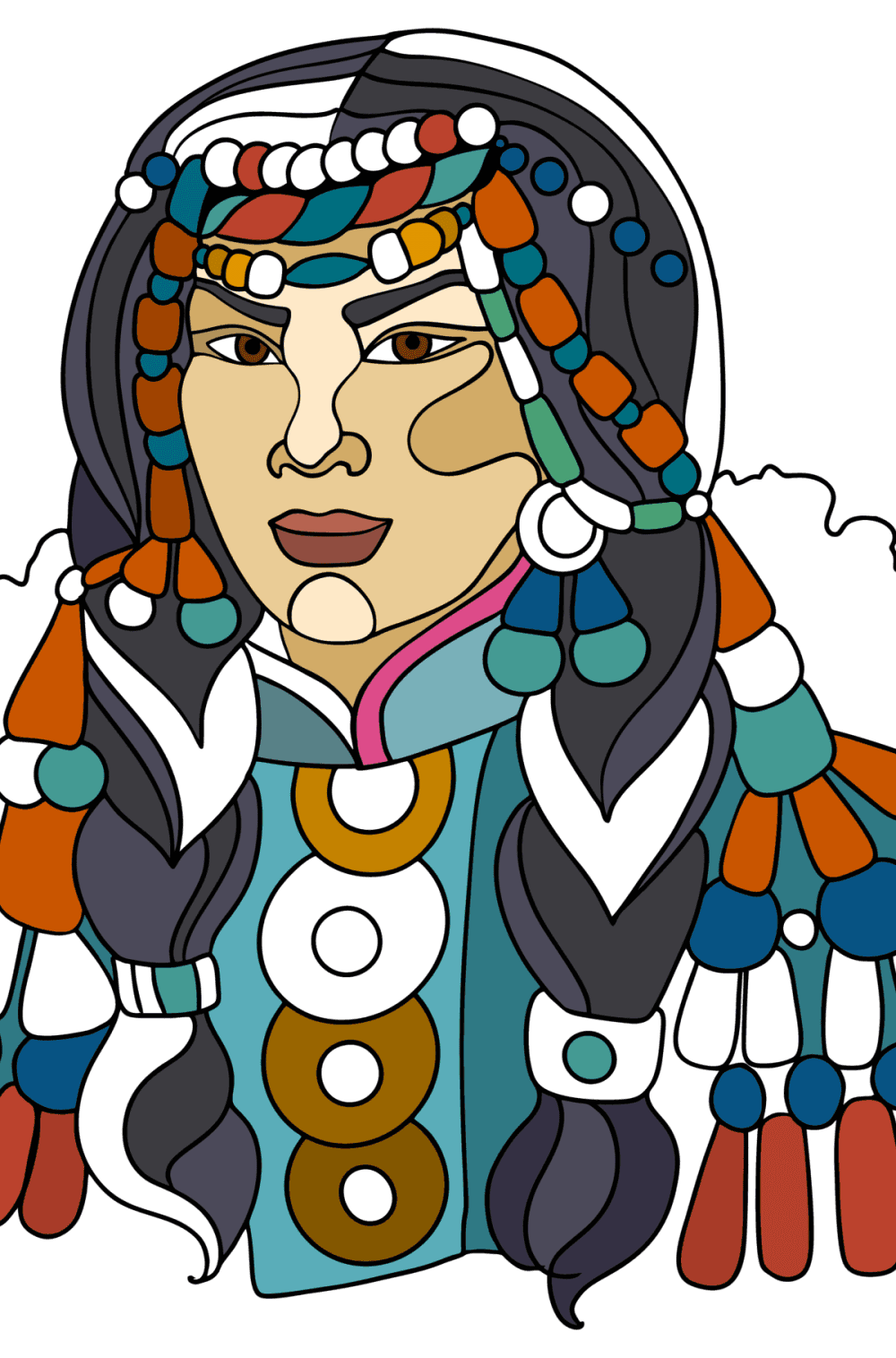 Tibetan Mandala coloring page ♥ Online, and Print for Free!