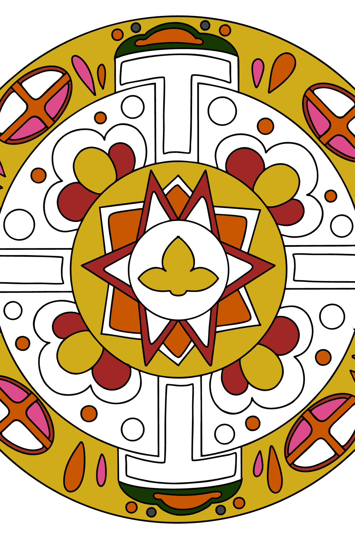 Buddhist Monastery in Himalayas coloring page ♥ Online!